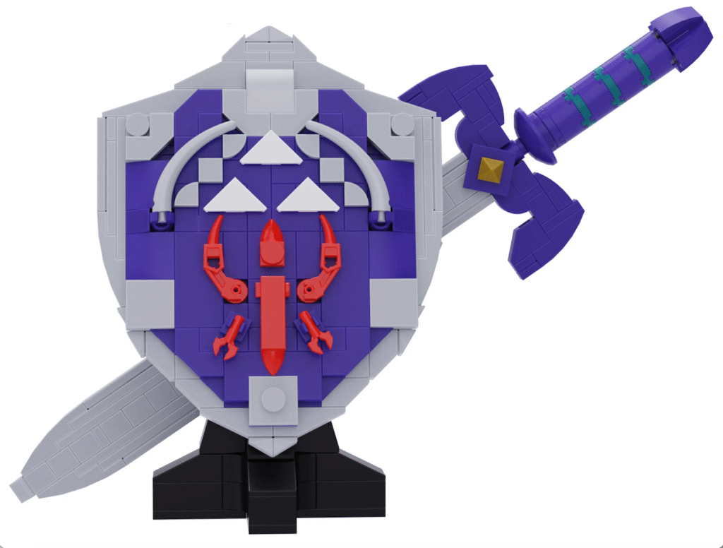 Master Sword And Hylian Shield Lego | Block Kingdom